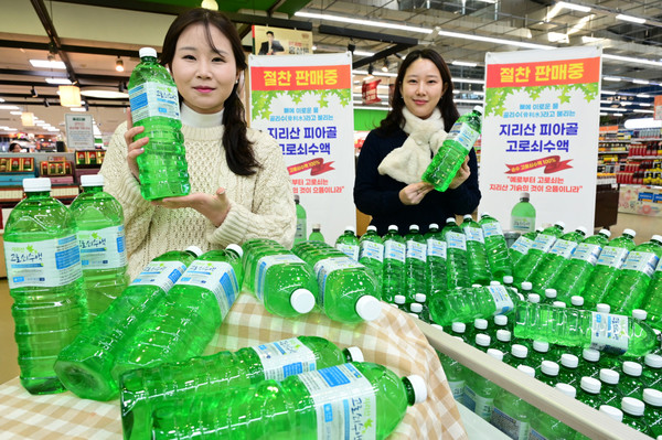 농협유통 "봄에만 맛볼 수 있는 고로쇠 수액 판매"